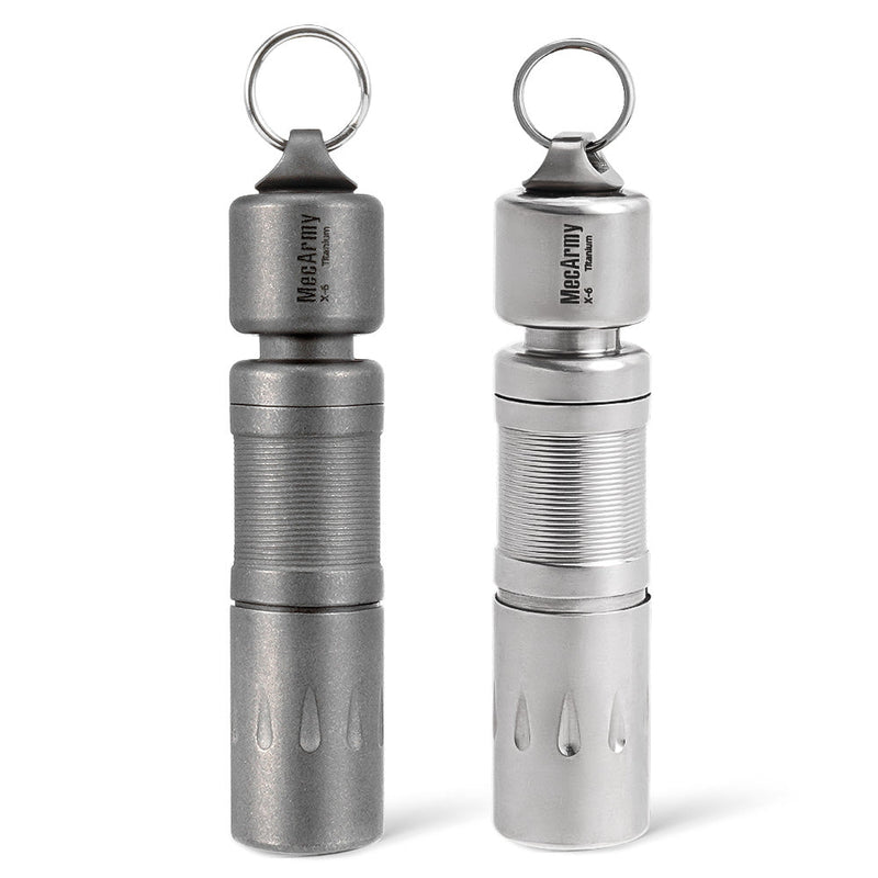 MecArmy X6 Mini Rechargeable Titanium Keychain Flashlight