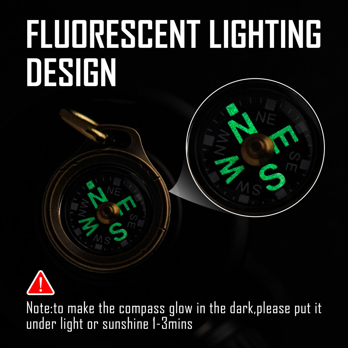 MecArmy Brass/Titanium CMP Compass