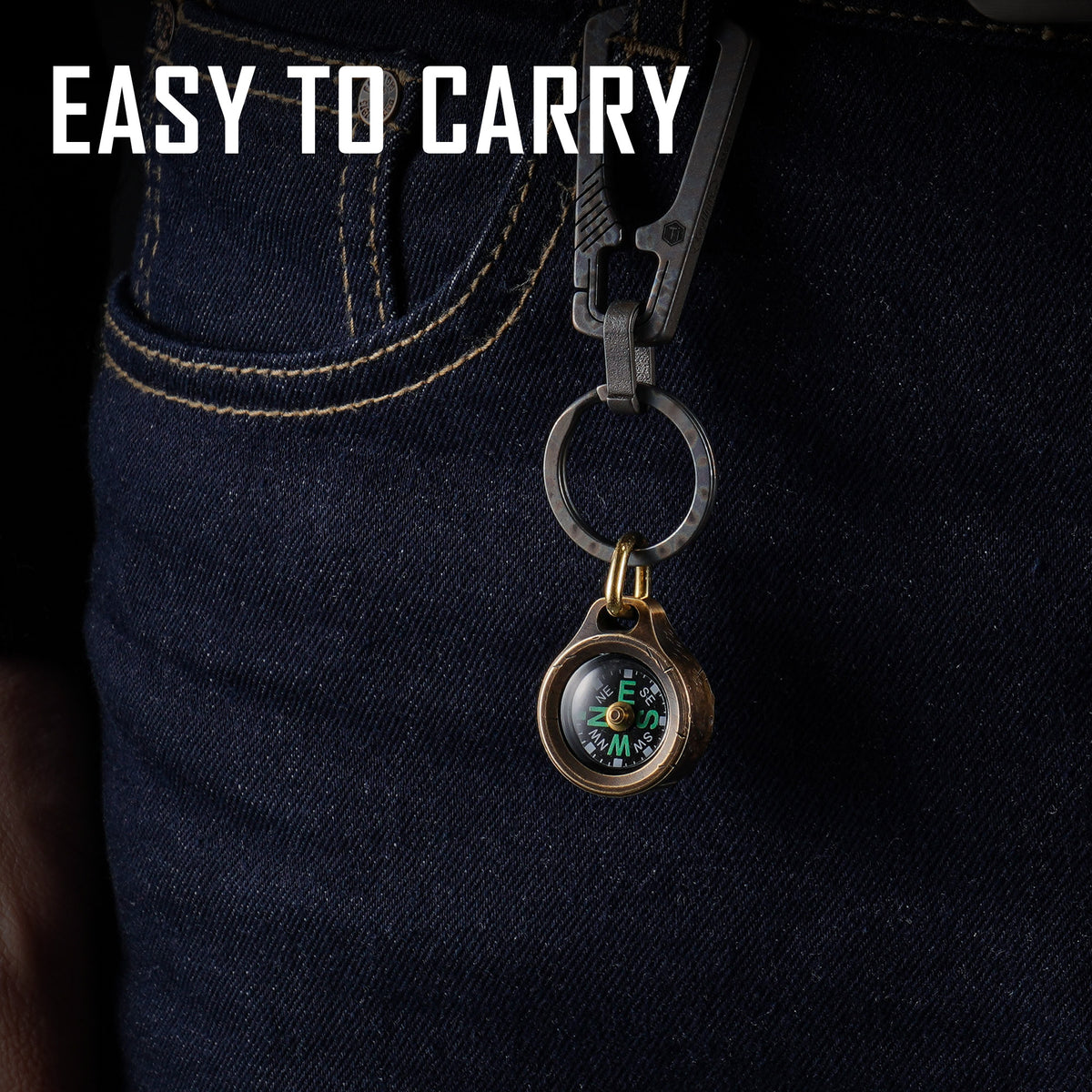 MecArmy Brass/Titanium CMP Compass