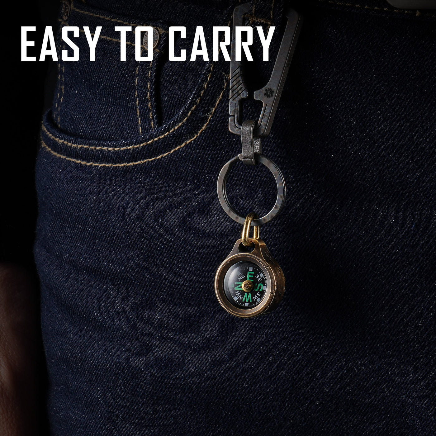 MecArmy Brass/Titanium CMP Compass