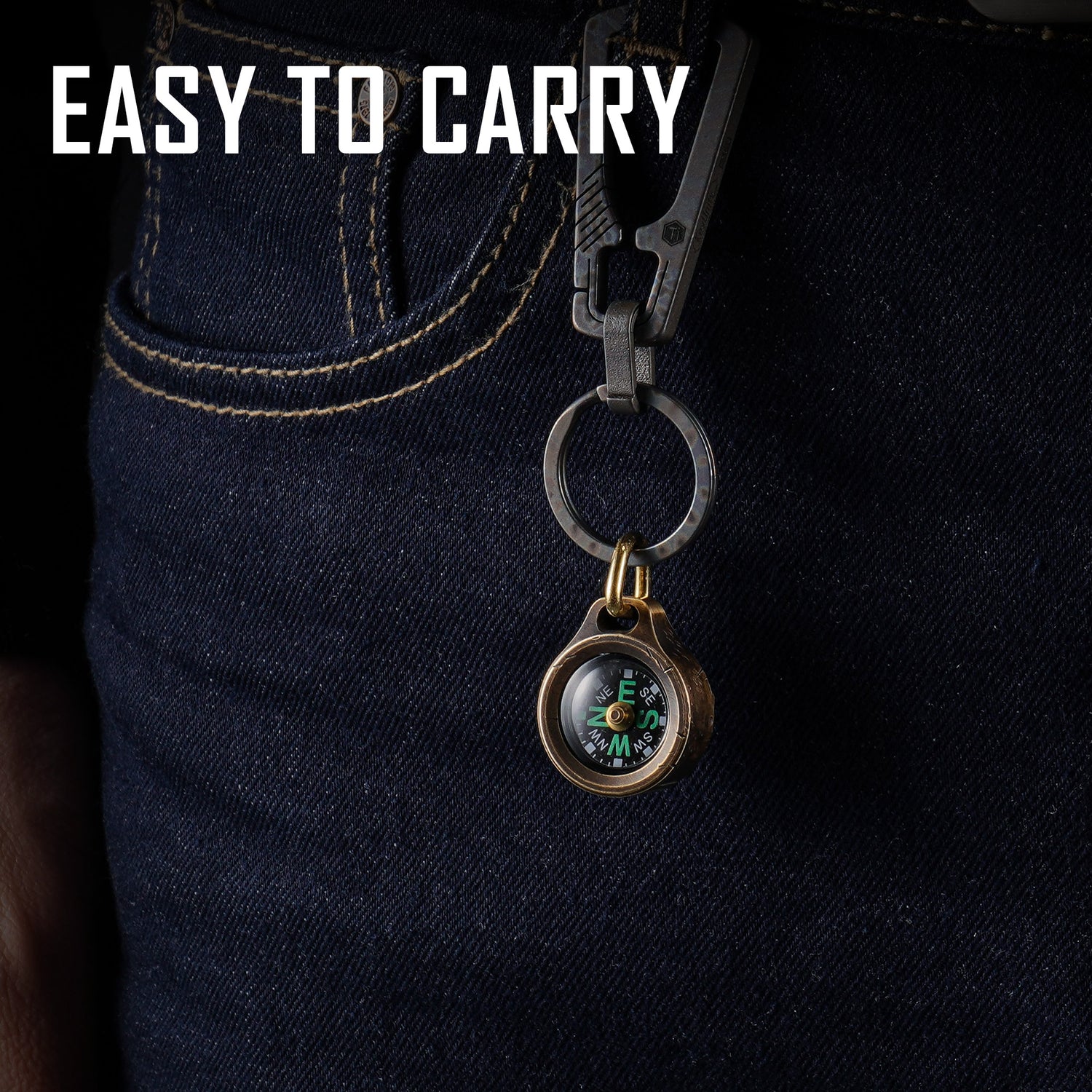 MecArmy Brass/Titanium CMP Compass