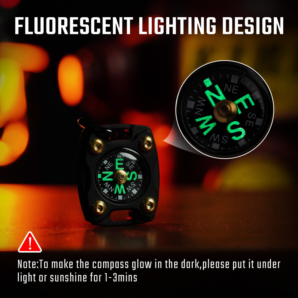 MecArmy Brass/Titanium CMP-2T/2B EDC Compass