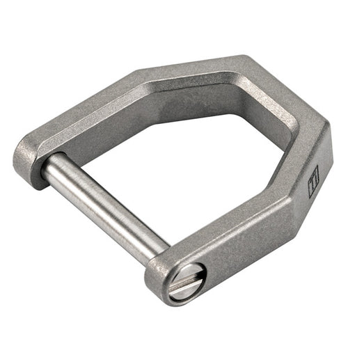 MecArmy CH2 Titanium D shape key ring | three different sizes and colo