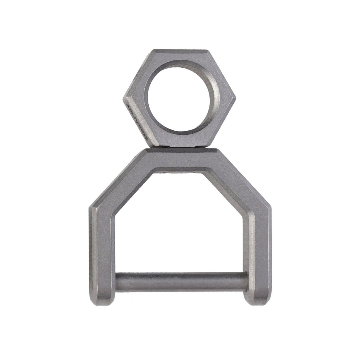 CH5 Titanium rotatory D shape key ring